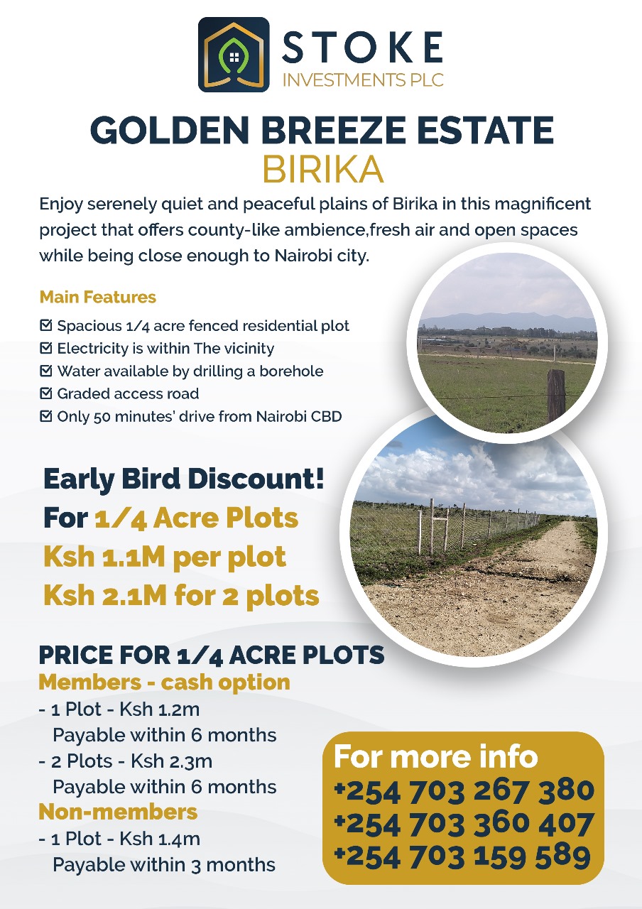 GOLDEN BREEZE ESTATE - BIRIKA - Stoke Diaspora Sacco